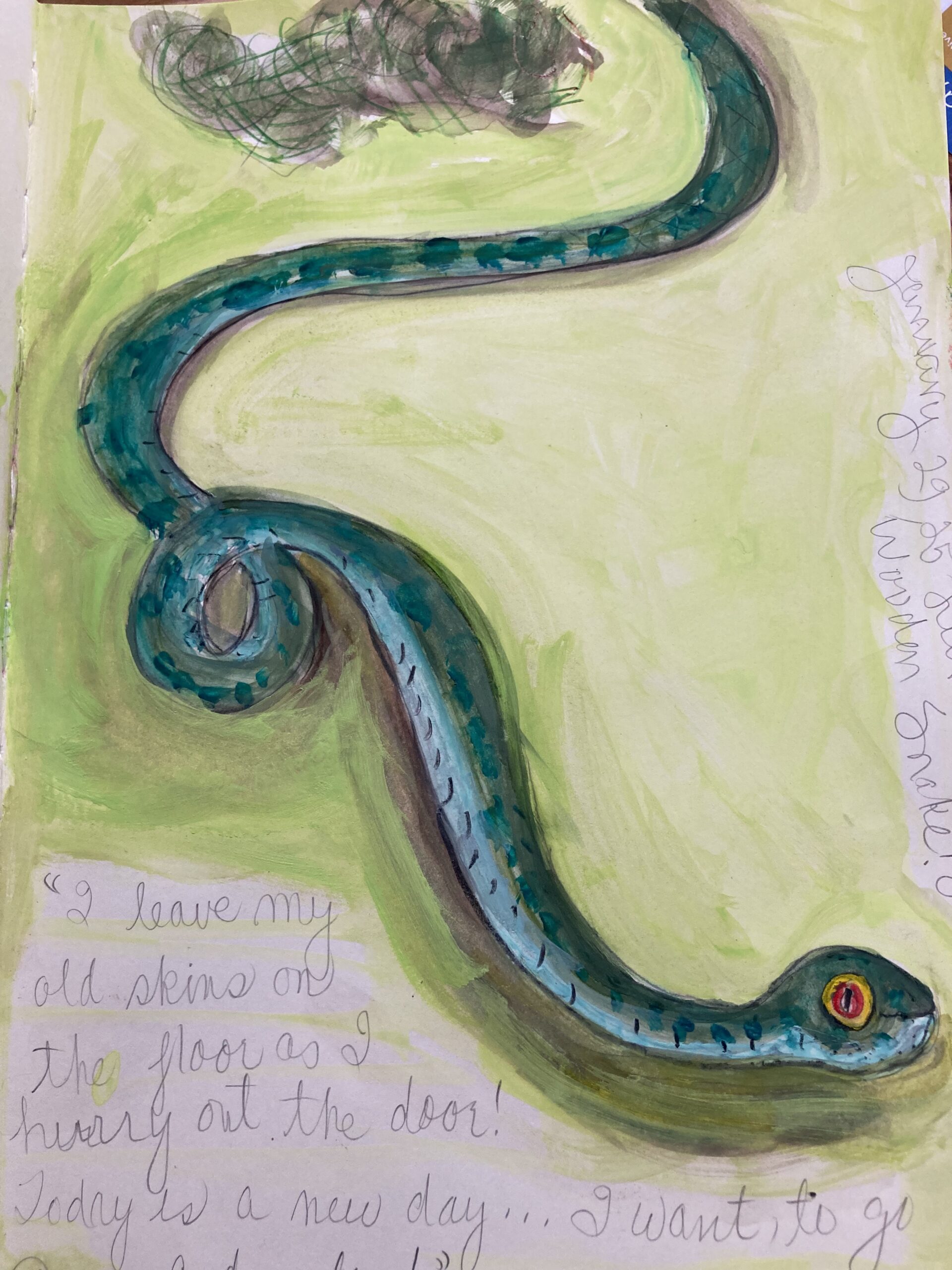 Expressive Art Therapy Movement Activity: Year of the Wooden Snake ...